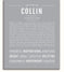 Collin | Name Art Print – Name Stories