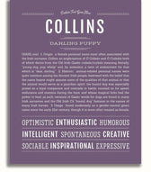 Collins (female) | Name Art Print – Name Stories