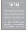 Colson | Name Art Print – Name Stories