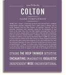 Colton | Name Art Print – Name Stories