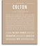Colton | Name Art Print – Name Stories