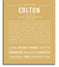Colton | Name Art Print – Name Stories