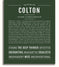Colton | Name Art Print – Name Stories