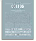 Colton | Name Art Print – Name Stories