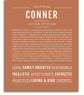 Conner | Name Art Print – Name Stories