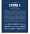 Conner | Name Art Print – Name Stories