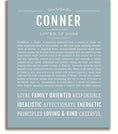 Conner | Name Art Print – Name Stories