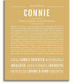 Connie | Name Art Print – Name Stories