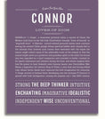 Connor | Name Art Print – Name Stories