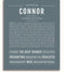 Connor | Name Art Print – Name Stories