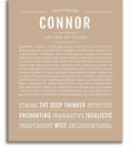 Connor | Name Art Print – Name Stories