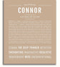 Connor | Name Art Print – Name Stories