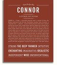 Connor | Name Art Print – Name Stories