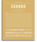 Connor | Name Art Print – Name Stories