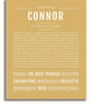 Connor | Name Art Print – Name Stories