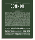 Connor | Name Art Print – Name Stories