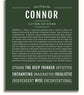 Connor | Name Art Print – Name Stories