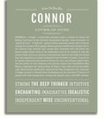 Connor | Name Art Print – Name Stories