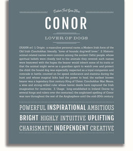 Conor | Name Art Print – Name Stories
