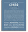 Conor Personalized Name Meaning Art Prints – Name Stories
