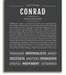Conrad | Name Art Print – Name Stories