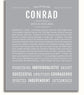 Conrad | Name Art Print – Name Stories