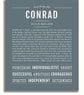Conrad | Name Art Print – Name Stories