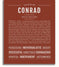 Conrad | Name Art Print – Name Stories
