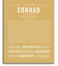 Conrad | Name Art Print – Name Stories