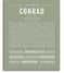 Conrad | Name Art Print – Name Stories