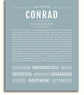 Conrad | Name Art Print – Name Stories