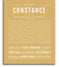 Constance | Name Art Print – Name Stories