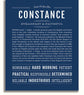 Constance | Name Art Print – Name Stories