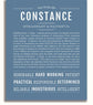 Constance | Name Art Print – Name Stories