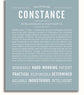 Constance | Name Art Print – Name Stories