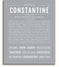 Constantine | Name Art Print – Name Stories