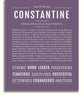 Constantine Personalized Name Meaning Art Prints – Name Stories