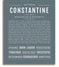 Constantine Personalized Name Meaning Art Prints – Name Stories