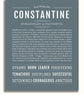 Constantine Personalized Name Meaning Art Prints – Name Stories