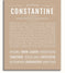 Constantine Personalized Name Meaning Art Prints – Name Stories