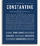 Constantine | Name Art Print – Name Stories