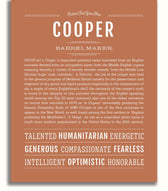 Cooper | Name Art Print – Name Stories