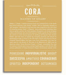 Cora | Name Art Print – Name Stories