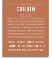 Corbin | Name Art Print – Name Stories