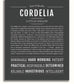 Cordelia Personalized Name Meaning Art Prints – Name Stories