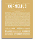 Cornelius | Name Art Print – Name Stories