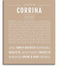 Corrina | Name Art Print – Name Stories