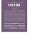 Corrine | Name Art Print – Name Stories