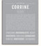 Corrine | Name Art Print – Name Stories