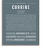 Corrine | Name Art Print – Name Stories